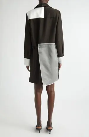 JASON WU Soft Suiting Collage Shirtdress