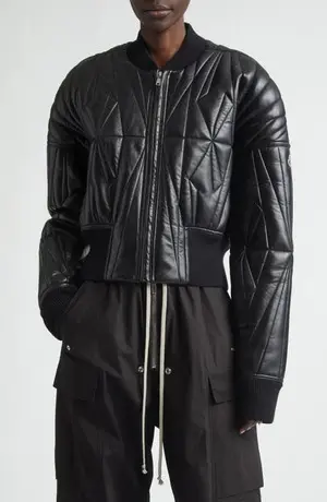 Moncler Leather Outerwear For Women