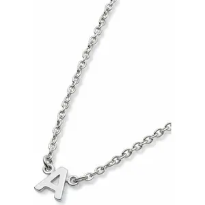 OAK & LUNA Inez Initial Necklacesterling Silver 925 Letter A