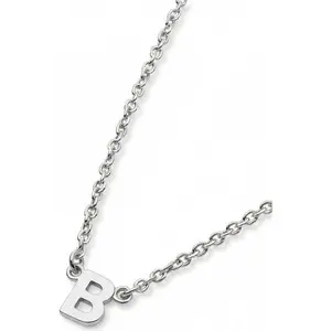 OAK & LUNA Inez Initial Necklacesterling Silver 925 Letter B