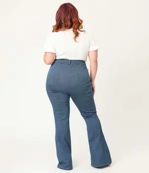 Unique Vintage 1970s Flare Pants