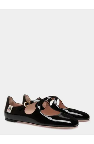Bally Rina Flat Mary Jane - Black