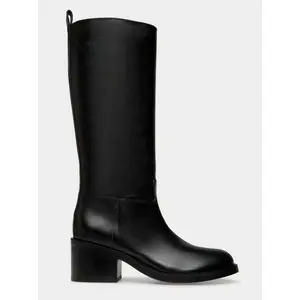 Bally Peggy Boot In Leather - Black