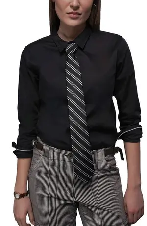 WILDFANG WILDFANG The Empower Tie Black/white