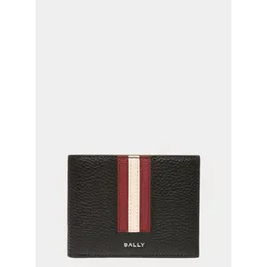 Bally Ribbon Bifold Wallet - Black/ballyred+pall