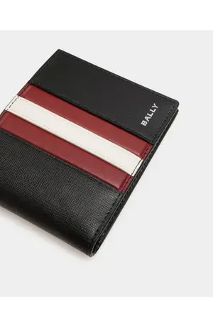 Bally Mythos Bifold - Black+red/bone+pall