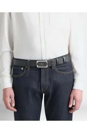 Bally Ollam 35 Mm Adjustable And Reversible Belt