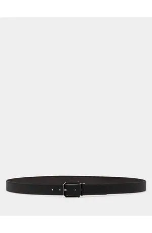 Bally Beryl 35 Mm Adjustable And Reversible Belt Black/ebano+pal