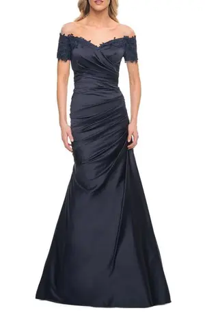 Off-the-shoulder Ruched Gowns