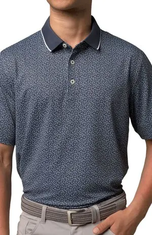 ASHWORTH GOLF Micro Floral Polo