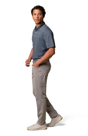 ASHWORTH GOLF Micro Floral Polo