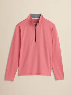 ASHWORTH GOLF La Jolla 1/4 Zip Azalea Heather