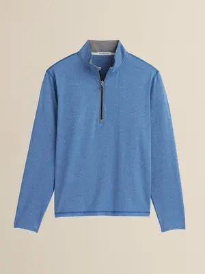 ASHWORTH GOLF La Jolla 1/4 Zip Outerwear - Cobalt Heather
