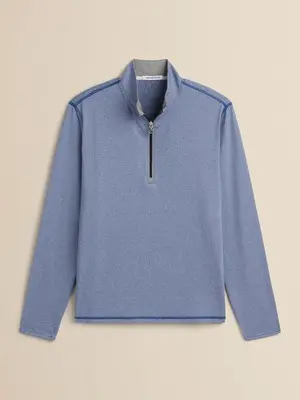 ASHWORTH GOLF La Jolla 1/4 Zip Oceana Heather