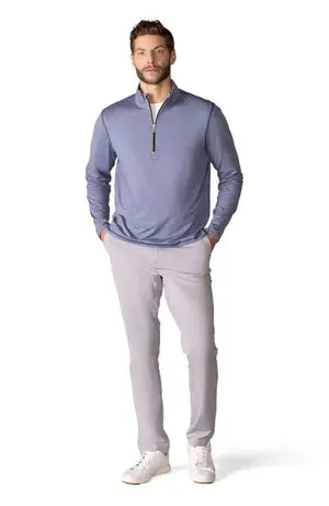 ASHWORTH GOLF La Jolla 1/4 Zip Outerwear Oceana Heather