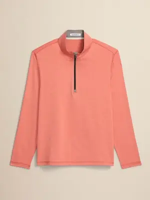 ASHWORTH GOLF La Jolla 1/4 Zip Sunset Heather