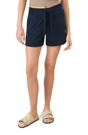 PACT Cloudknit Curved Hem Short - Navy Blue