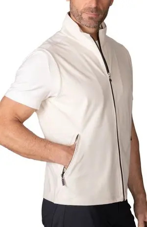 ASHWORTH GOLF Tech Stretch Vest - Bone