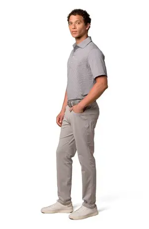ASHWORTH GOLF Houndstooth Polo