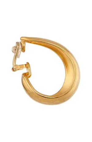 Saint Laurent Gradient Bumpy Hoop Earrings