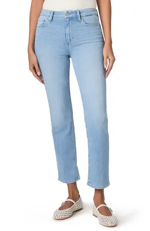Paige Cindy High Waist Ankle Straight Leg Jeans - Santorini Sky