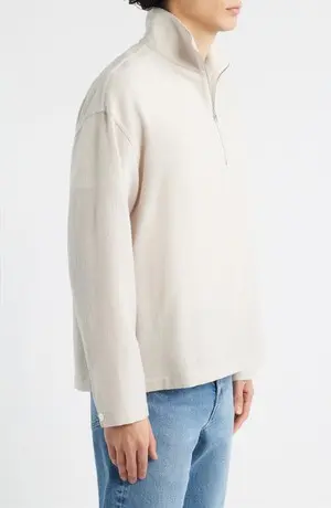FRAME Half Zip Wool Overshirt