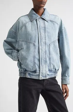 Saint Laurent Oversize Denim Jacket - South Blue