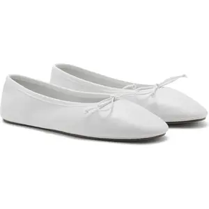 Mango Ballet Flat - White
