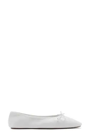 Mango Ballet Flat - White