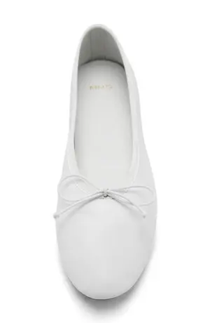 Mango Ballet Flat - White