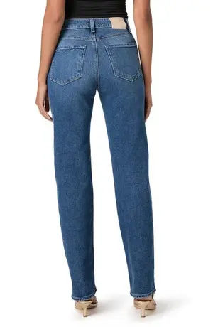 Paige Stevie High-waist Straight-leg Jeans