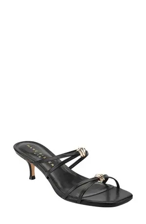 Marc Fisher Baizel Strappy Slide Sandal - Black