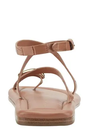 Marc Fisher Gynnie Strappy Sandal - Medium Natural