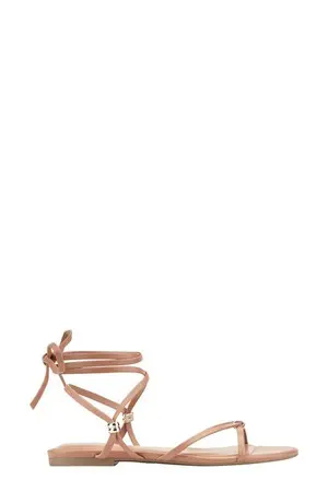 Marc Fisher Este Ankle Wrap Sandal - Medium Natural
