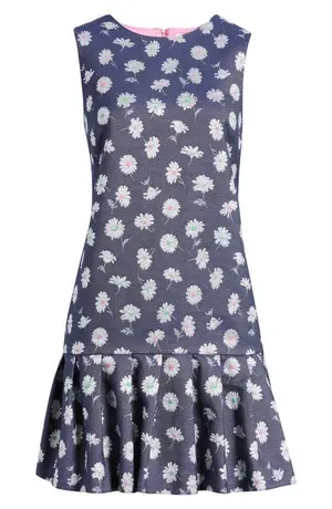 Lilly Pulitzer® Joey Metallic Floral Cotton Blend Dress