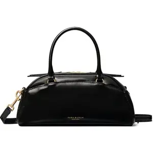 Tory Burch Small Bowler Top Handle Bag Black