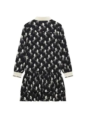 Mint Velvet Horse Print Mini Shirt Dress