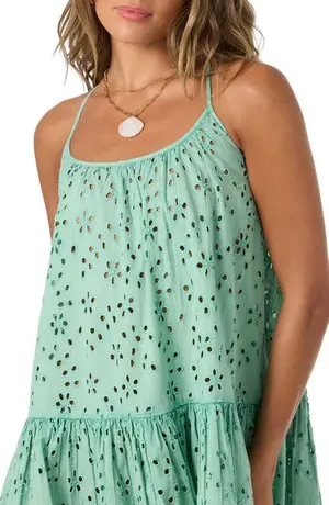 O'Neill Eyelet Mini Dress - Green