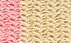 Dolce Vita Astra Raffia Clutch - Multi Pink