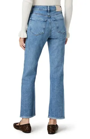 Paige High Waist Ankle Straight Leg Jeans - Heroes