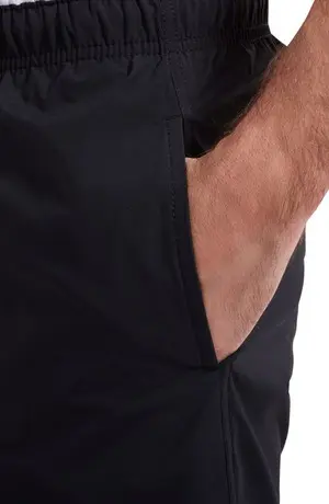 Bugatchi Quinn Colorblock Swim Trunks - Black