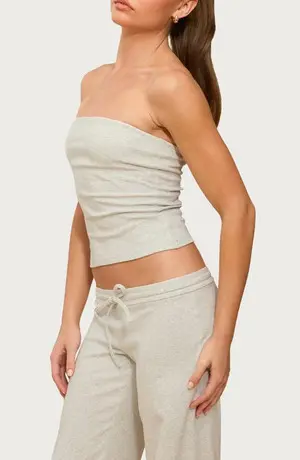 EDIKTED Stretch Cotton Tube Top