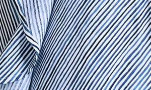 Tommy Bahama Striped Linen Wrap Midi Dress