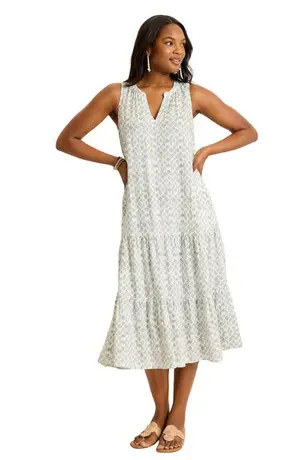 Tommy Bahama Coastal Sands Linen-blend Sundress
