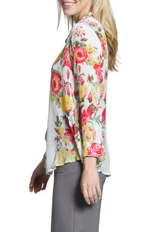 APNY Floral Print Shirt - Yellow Multi