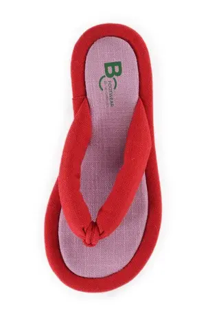 Bc Footwear Flipside Flip Flop - Red