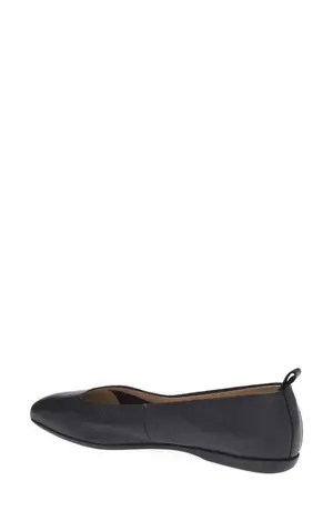 WONDERS Square Toe Ballet Flat - Sauvage Black