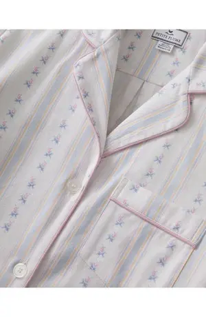 PETITE PLUME Brushed Cotton Twill Pajamas