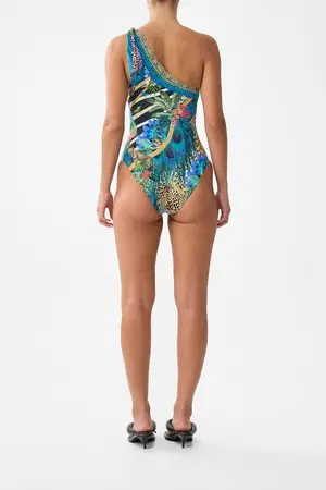 Camilla Draped One Shoulder One Piece