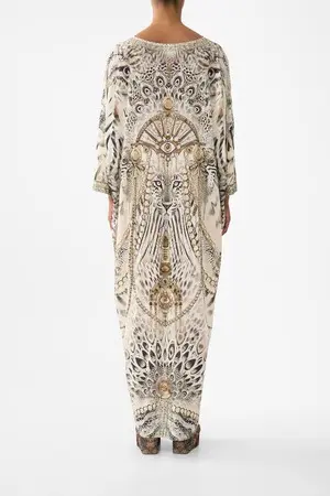 Camilla V Neck Batwing Kaftan
